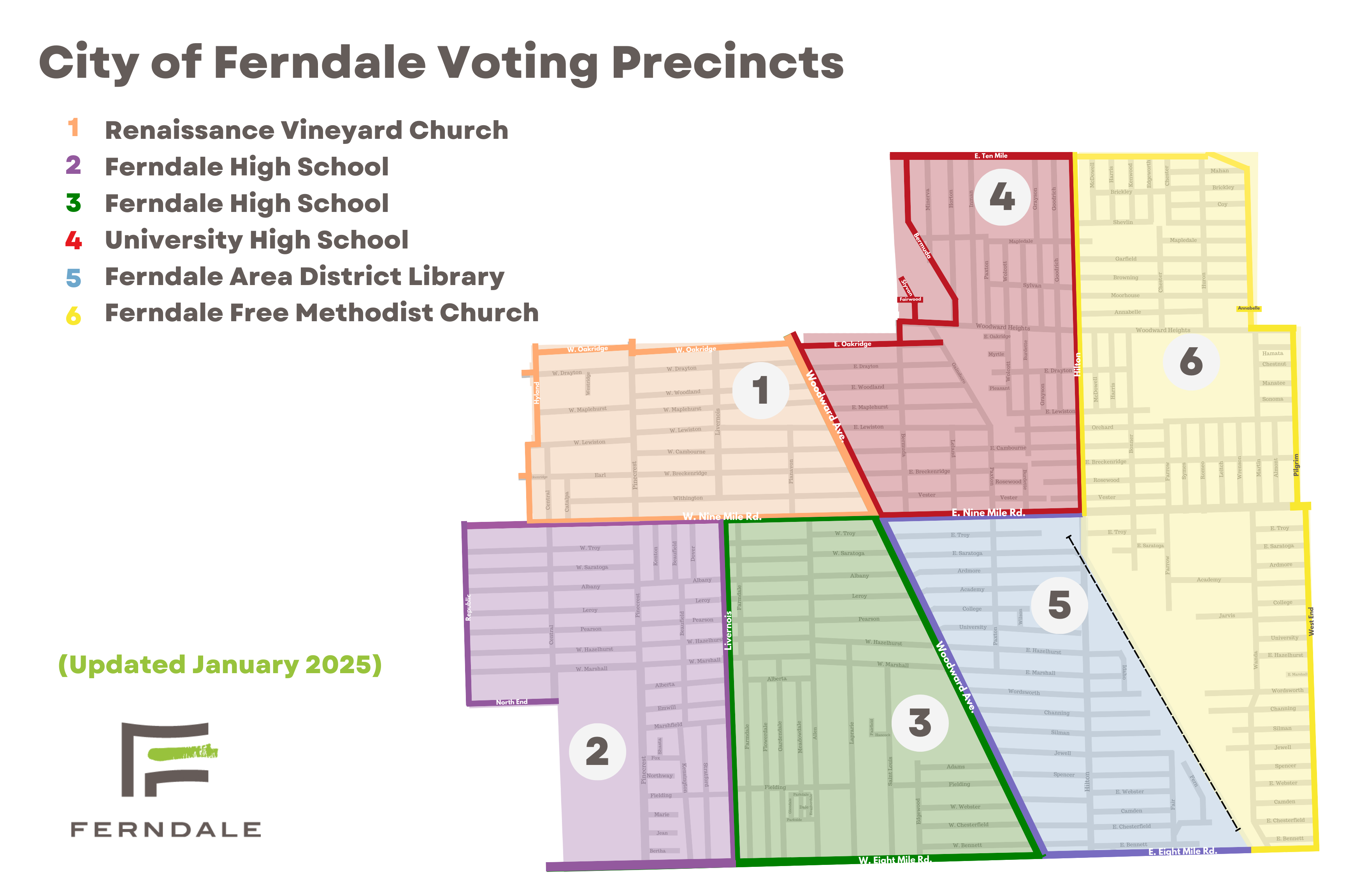 Polling Locations - Ferndale